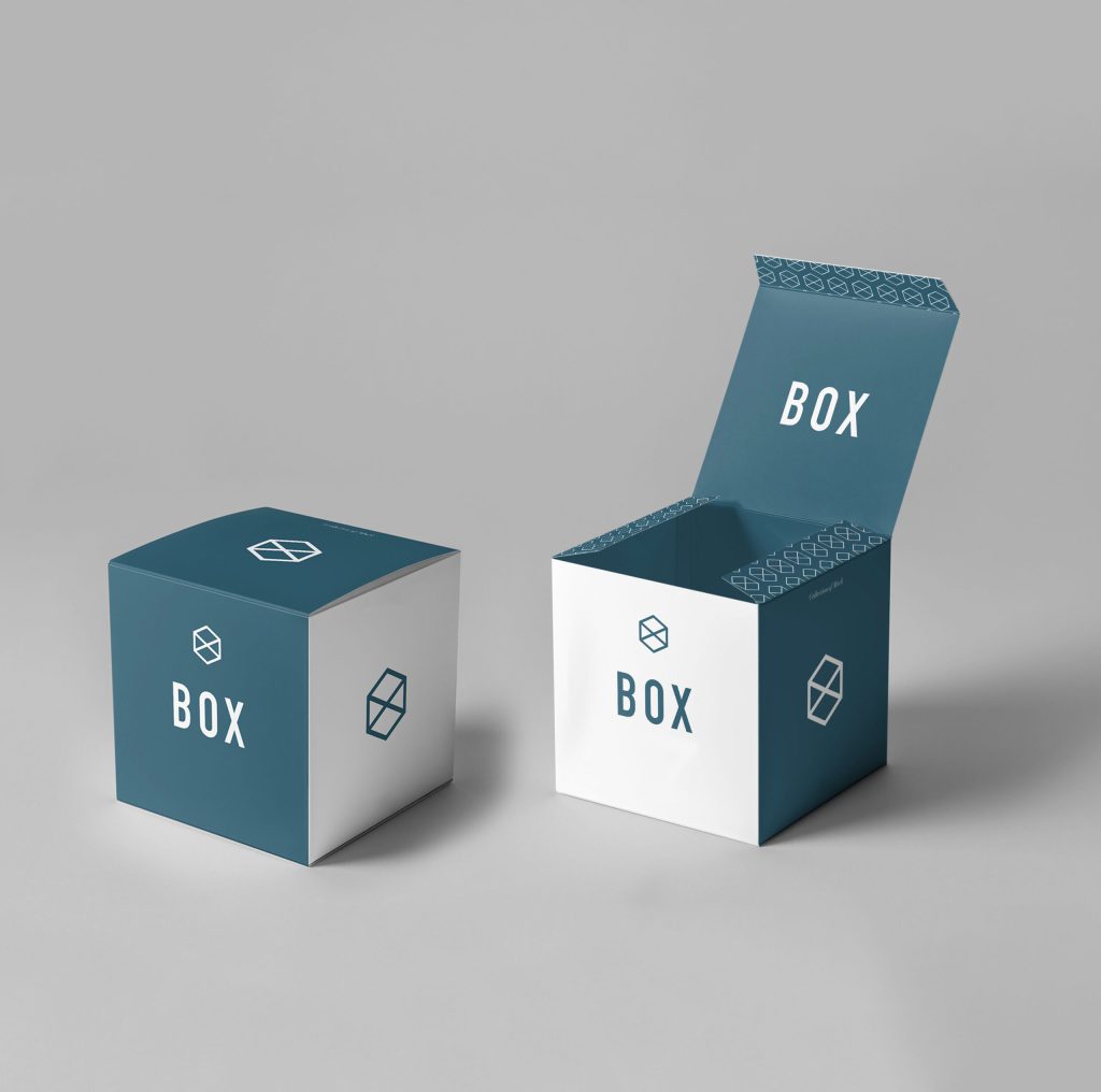 Custom Cube Boxes - The Fine Printing